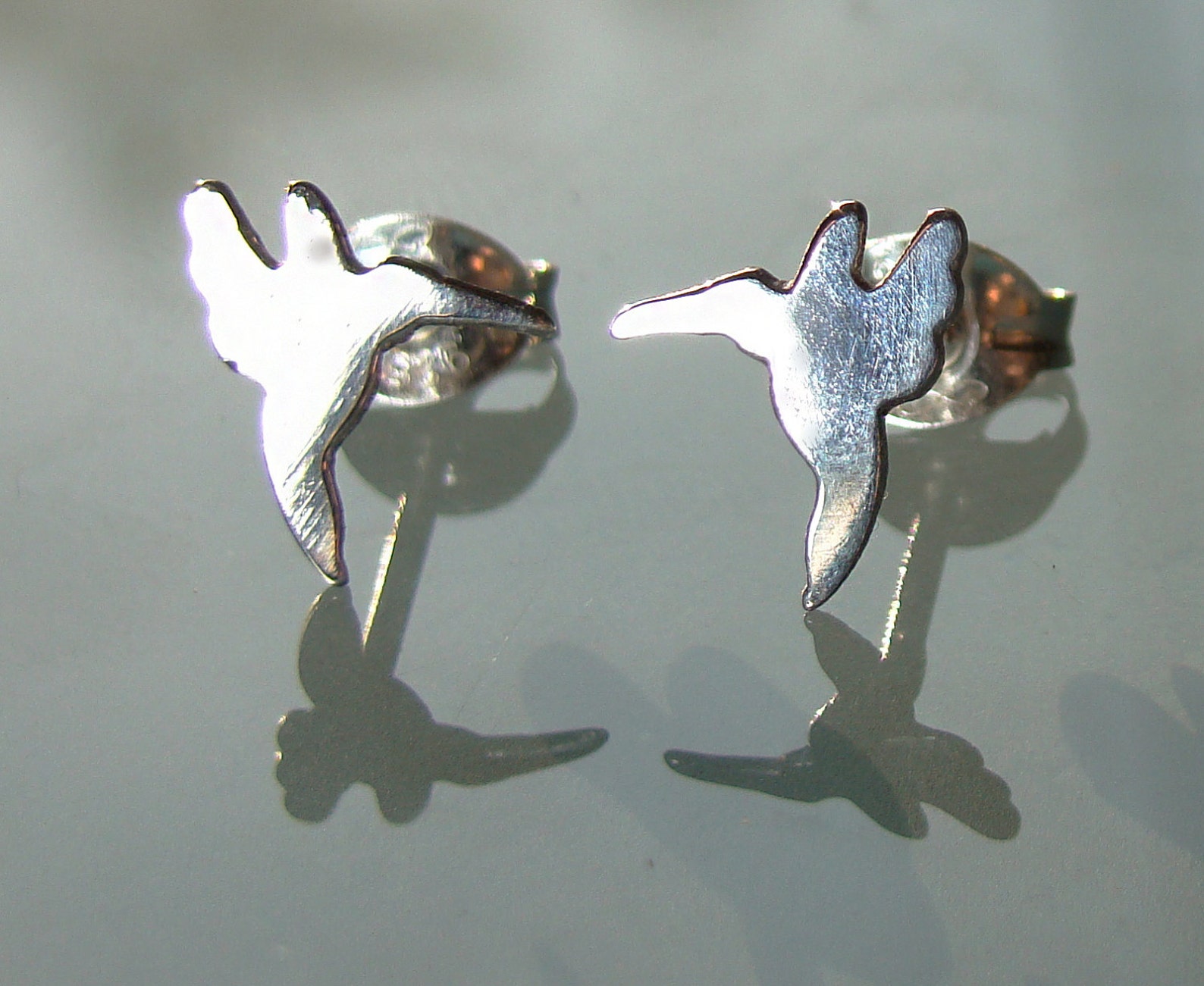 Silver Nose Stud Hummingbird Jewelry Bird Nose Stud Nose | Etsy