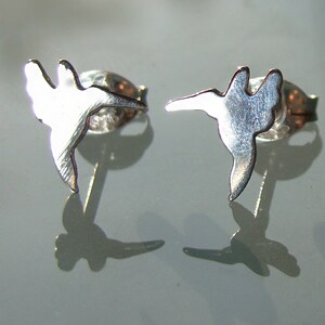 Silver Nose Stud, Hummingbird Jewelry, Bird Nose Stud, Nose Pin, Birds ...