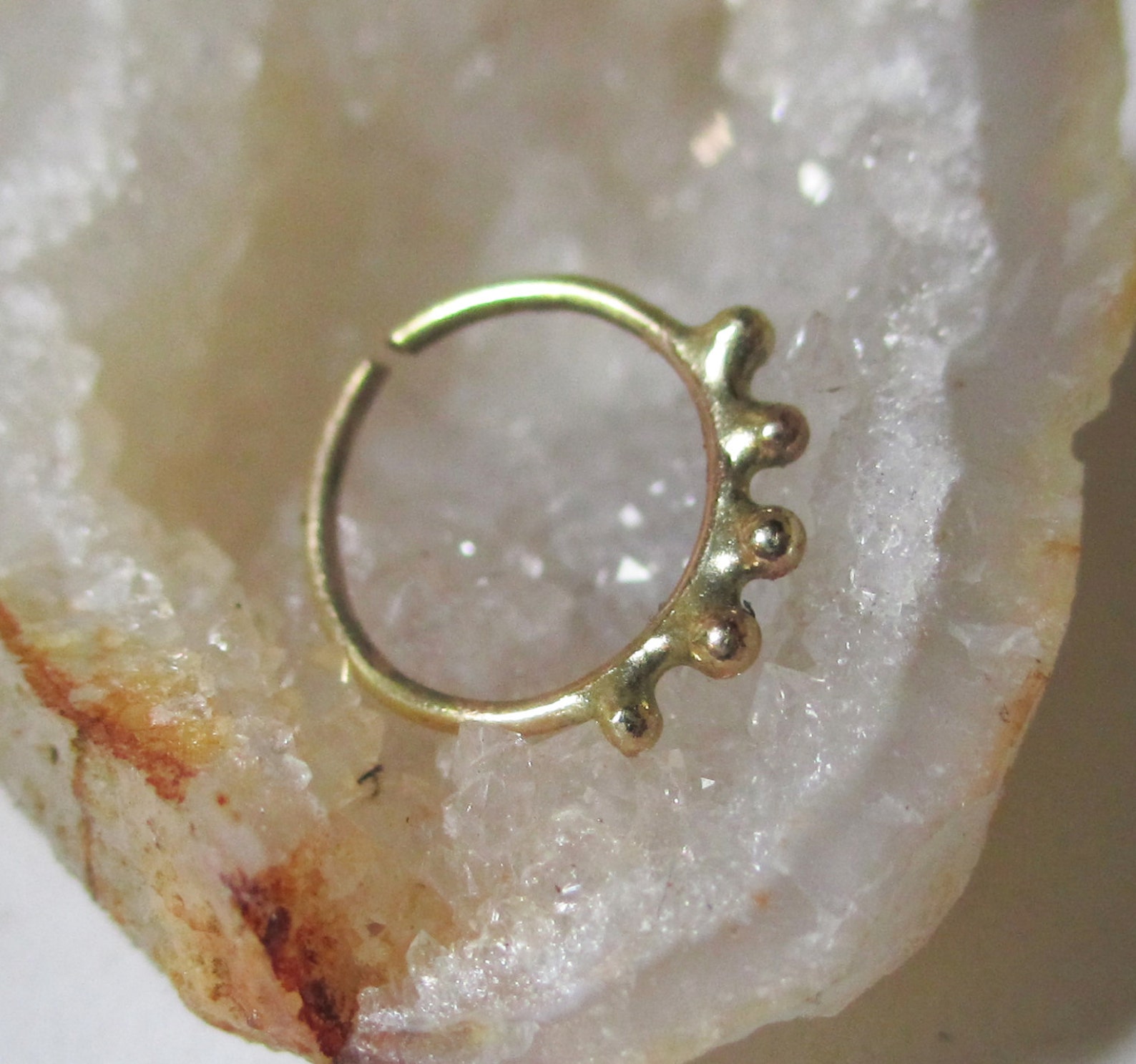 Gold Septum Ring Septum Piercing Septum Dainty Nose Ring - Etsy