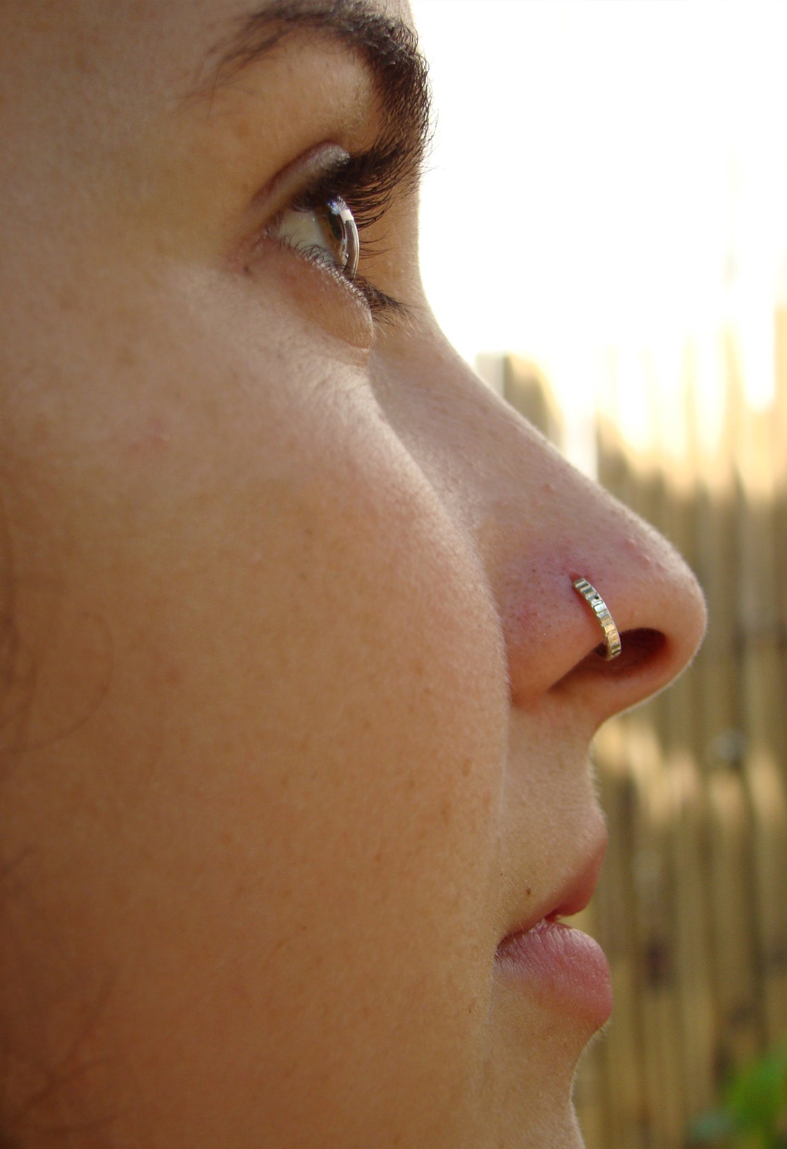 Musa Tribal Nose Ring Indian nose ring Silver nose ring | Etsy