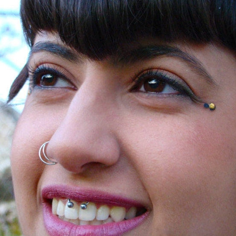 Moon Nose Ring - Etsy