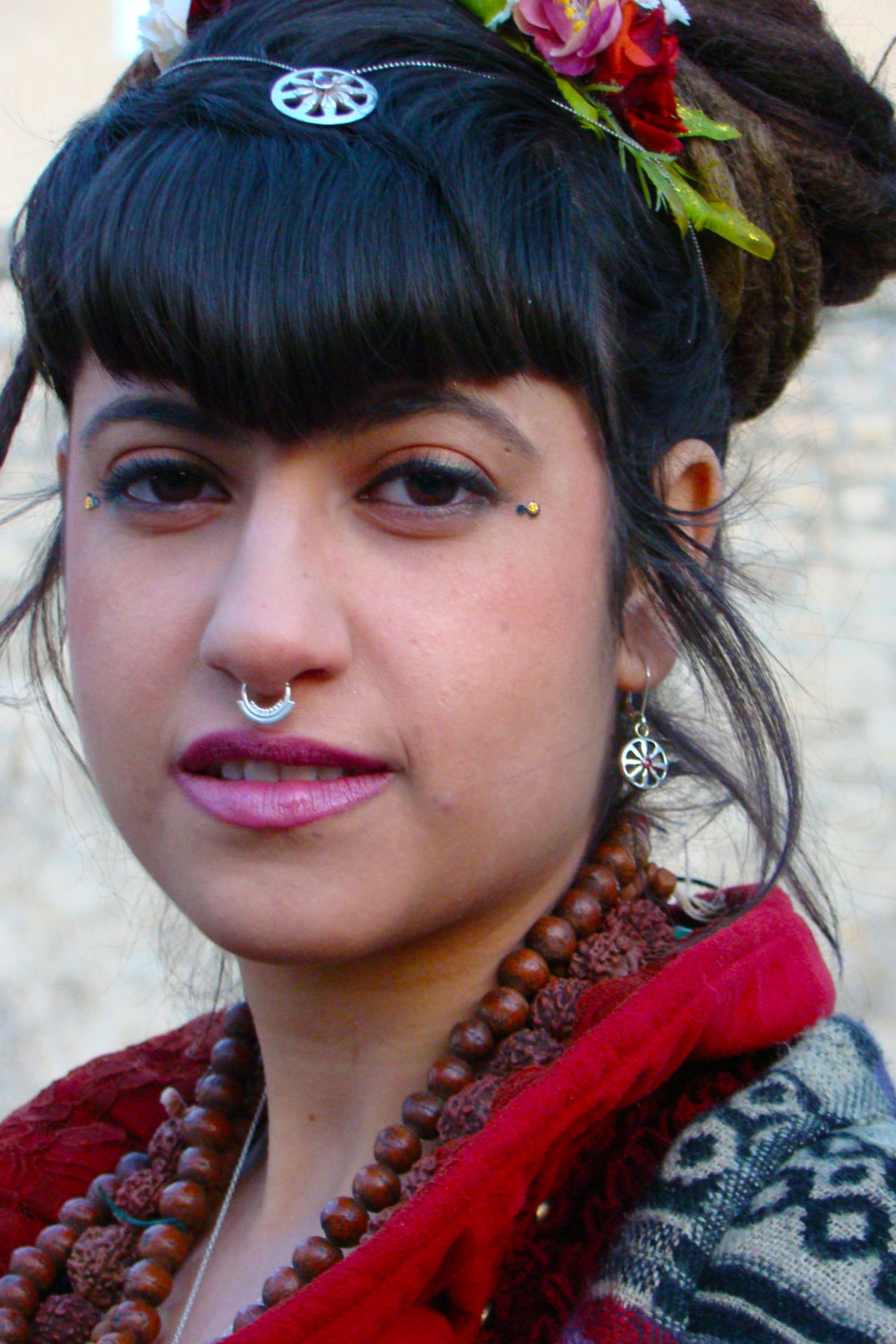 Boho Septum, Septum Ring, Silver Septum, Tribal Silver Septum, Septum ...