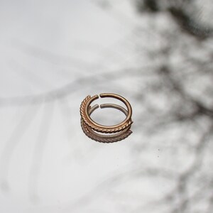 Indian Septum Ring, Delicate Septim, Tribal Nose Ring, 14k Gold Nose ...