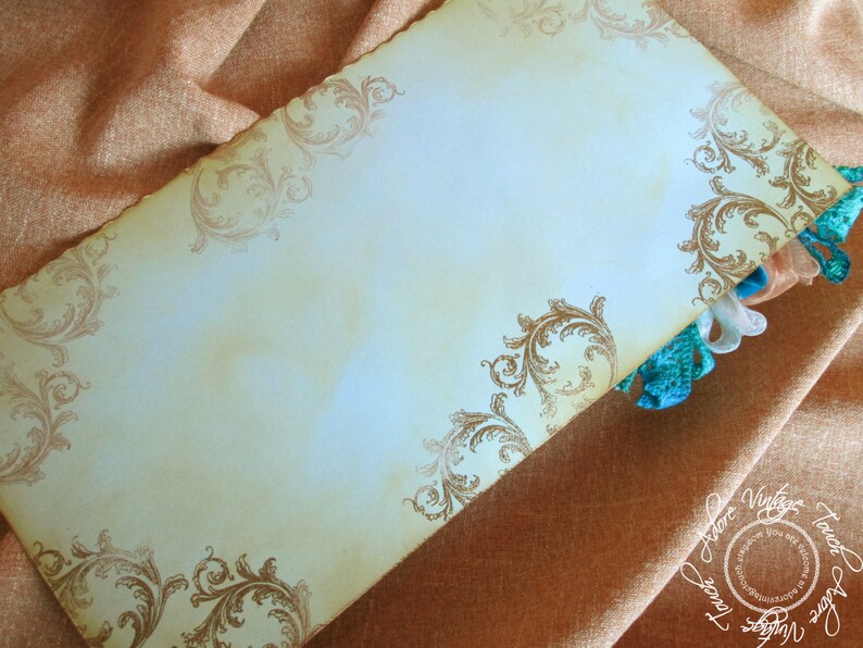 Menu, Turquoise Dream; Shabby Menu, Shabby Chic Menu, Aged Menu ...