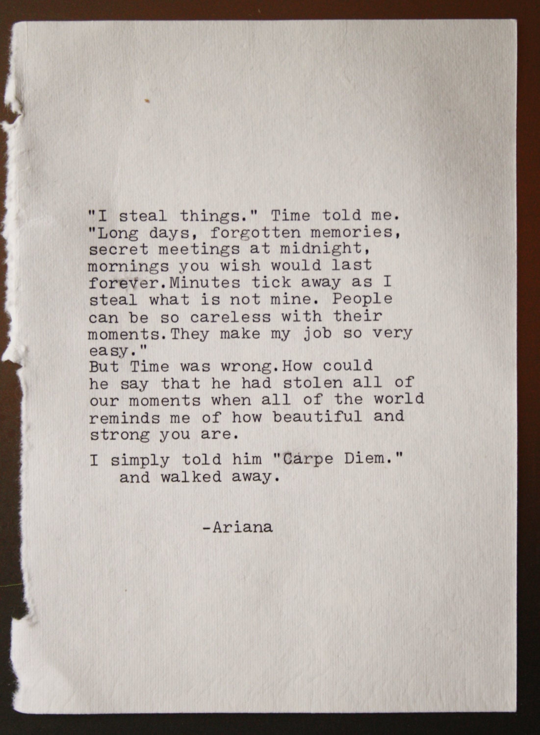 Love Poem Time Original Poetry Typography Typographic Print Art Wall ...