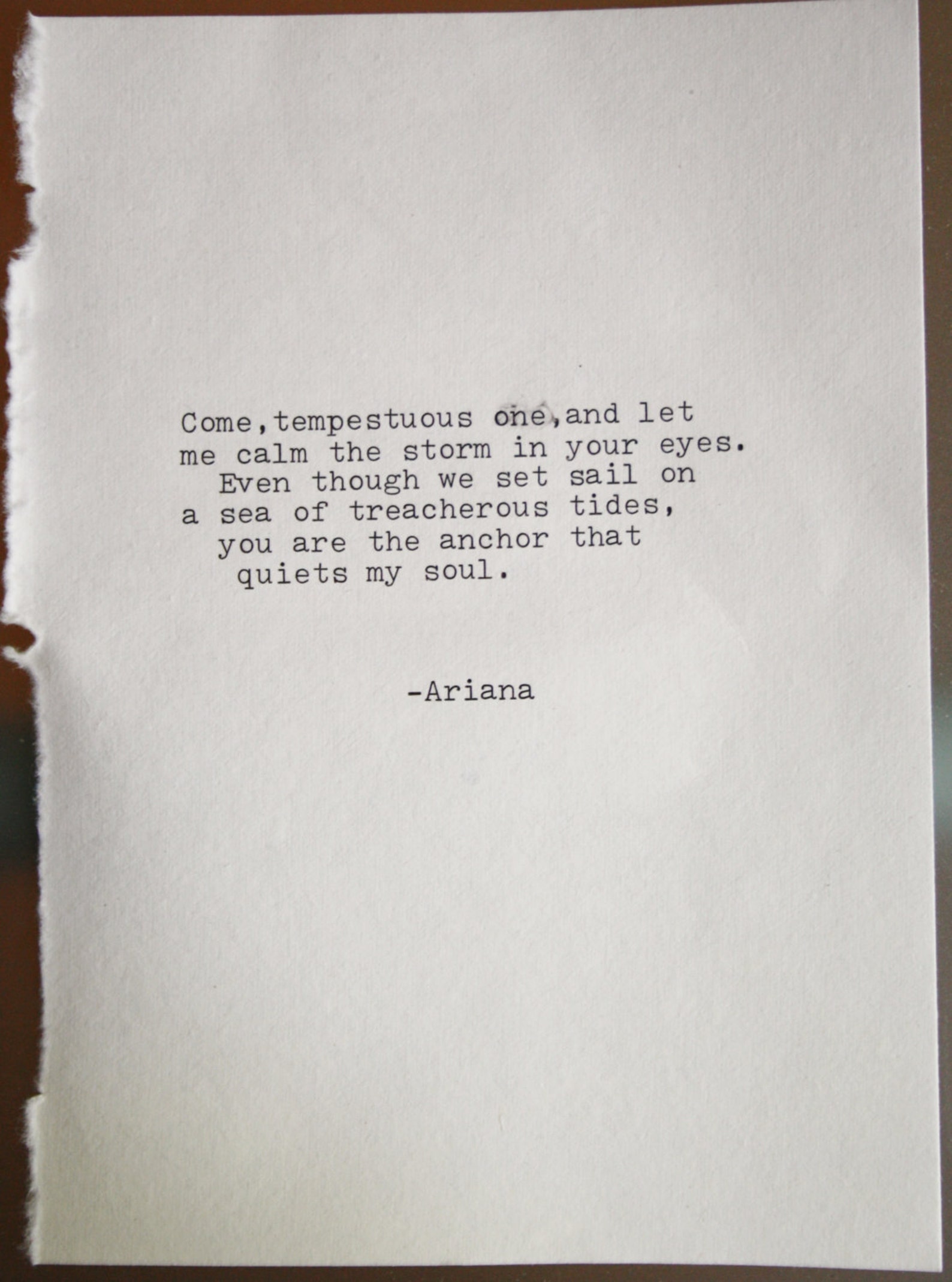 Poem Love Poem Original Poetry Typography Typographic Art Print Home ...