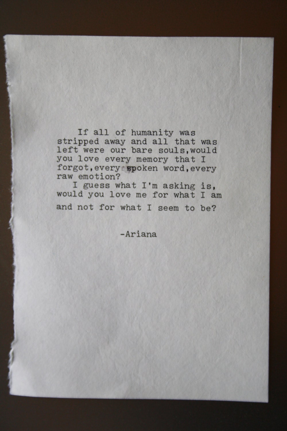 Poem Love Poetry Love Note Wedding Vows Typography Original - Etsy