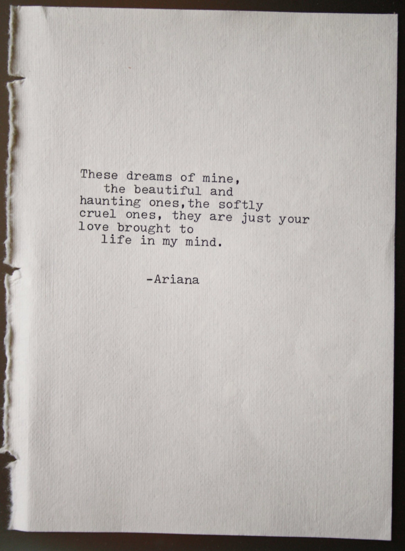 Original Love Poem Love Poetry Typography Typographic Wall Art Print ...