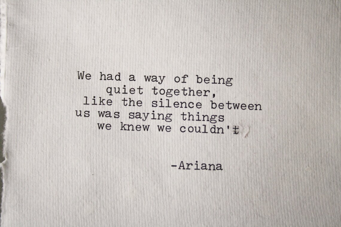 Poem Love Poetry Original Poem Typography Typographic Art Print Wall ...