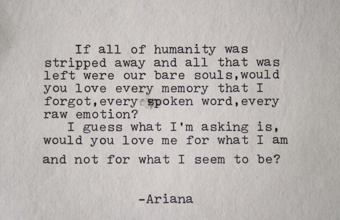 Poem Love Poetry Love Note Wedding Vows Typography Original Typography ...