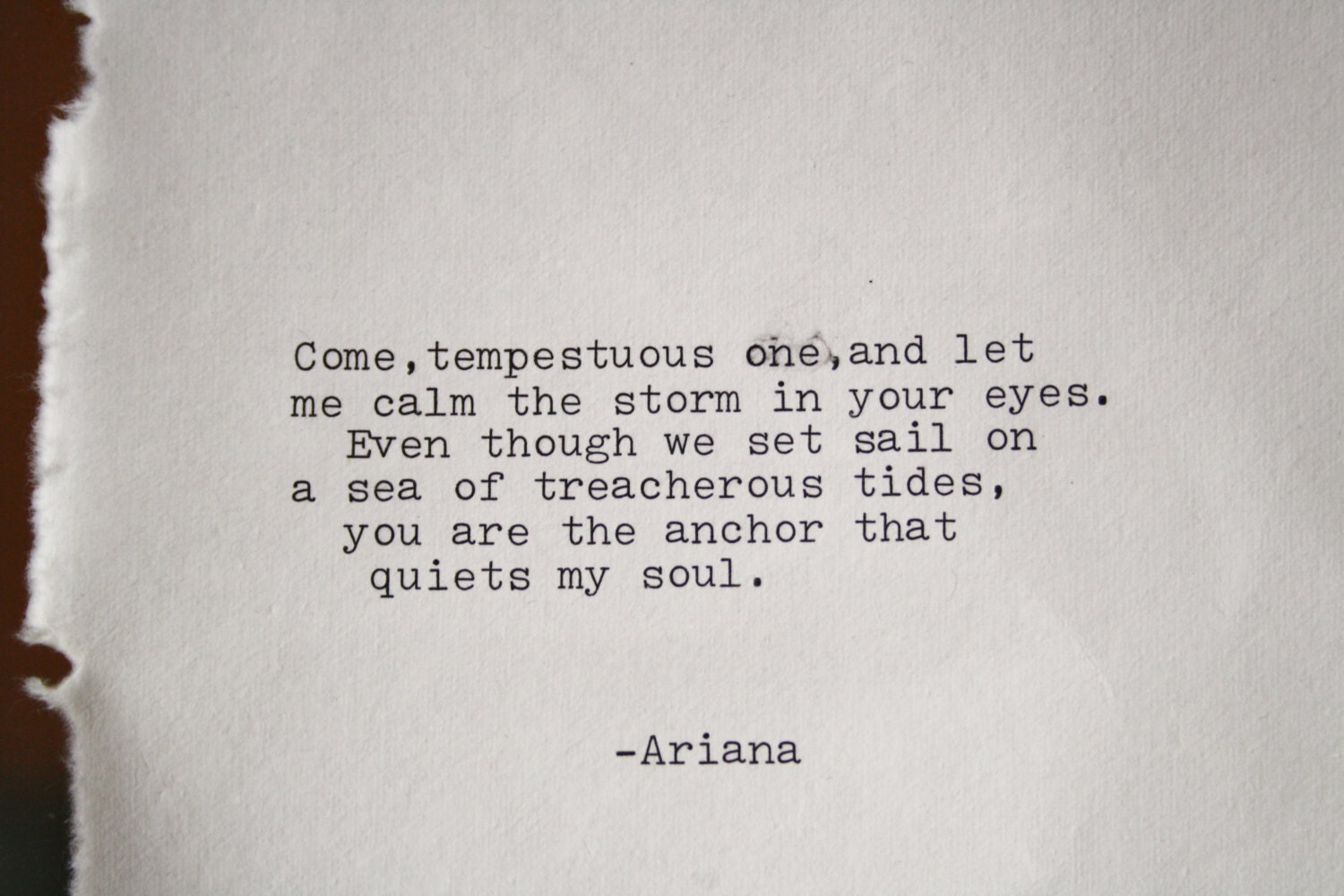 Poem Love Poem Original Poetry Typography Typographic Art Print Home ...