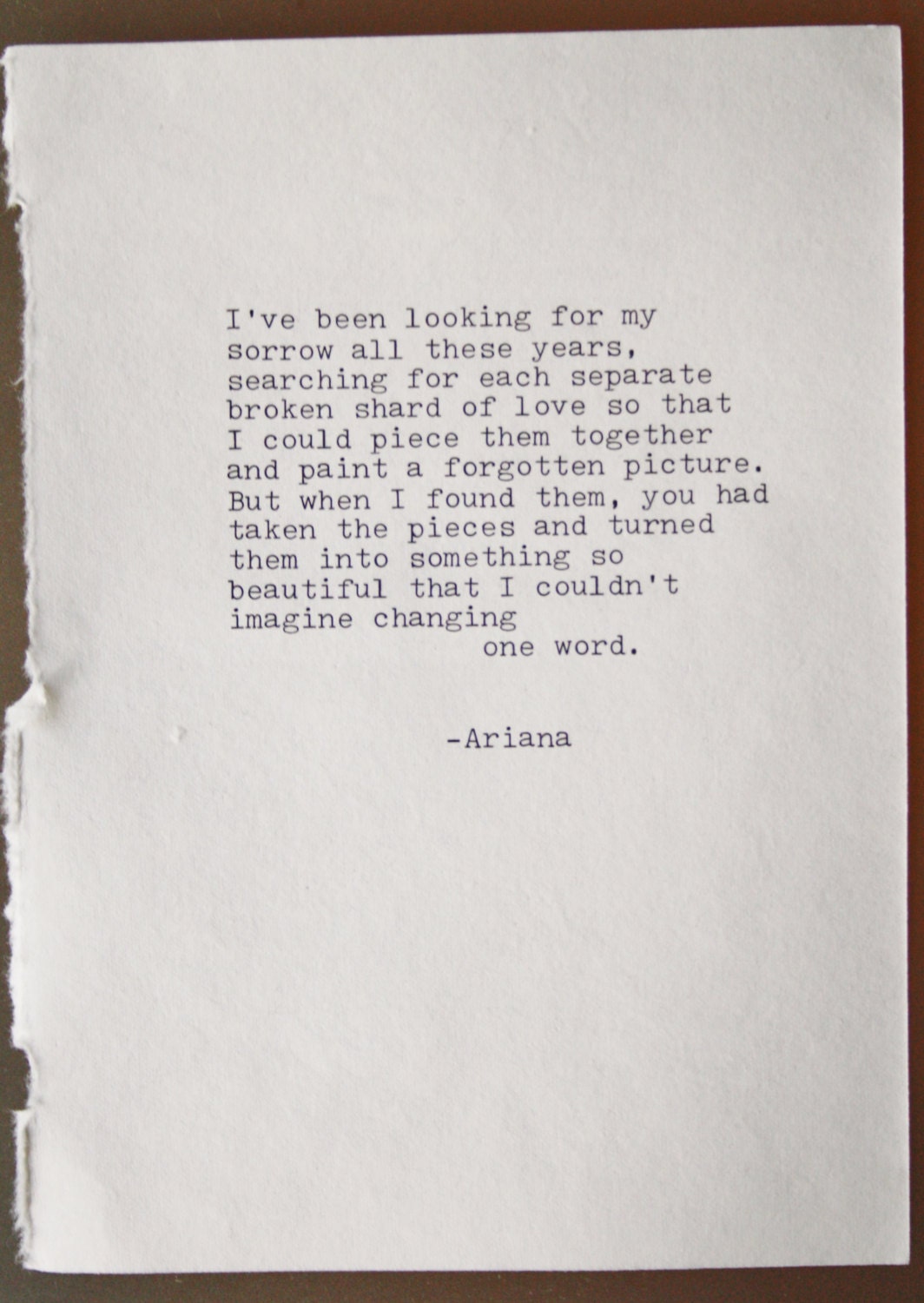 Poem Poetry Typography Typographic Art Print Love Letter Love Note Love ...