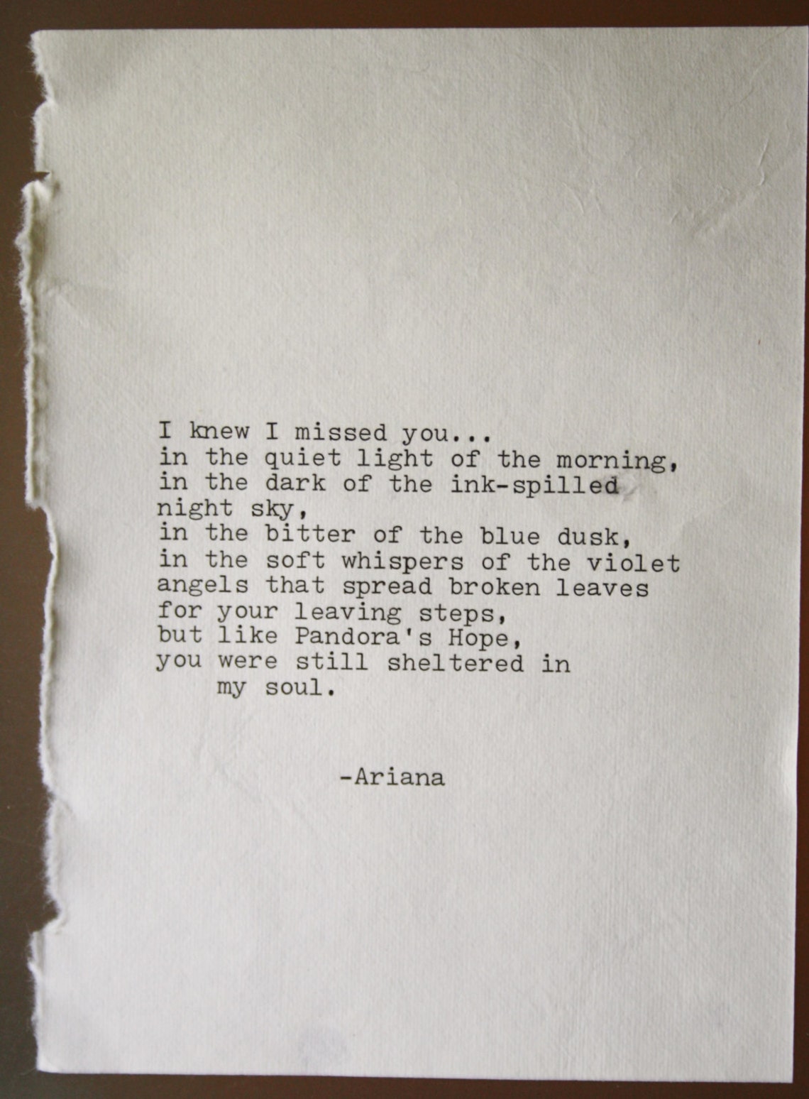 Love Poetry Original Poem Love Note Love Letter Typography Art ...