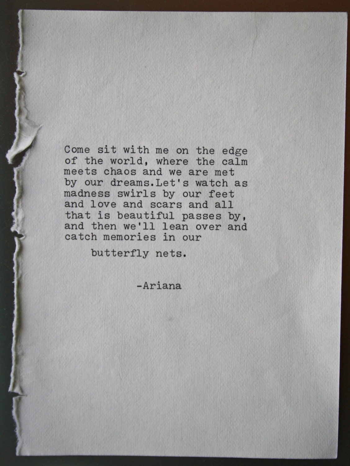 Love Original Poetry Poem Typography Print Typographic Art Decor Home ...