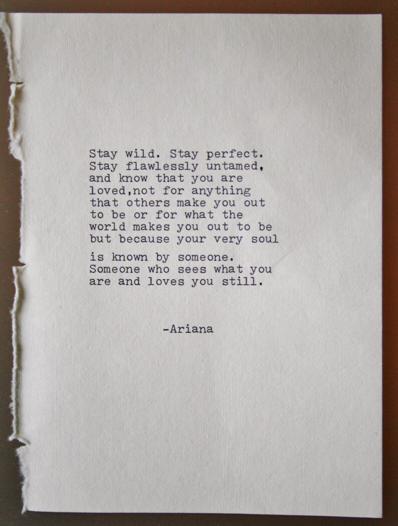 Poetry Poem Original Poetry Love Note Love Letter Typography - Etsy