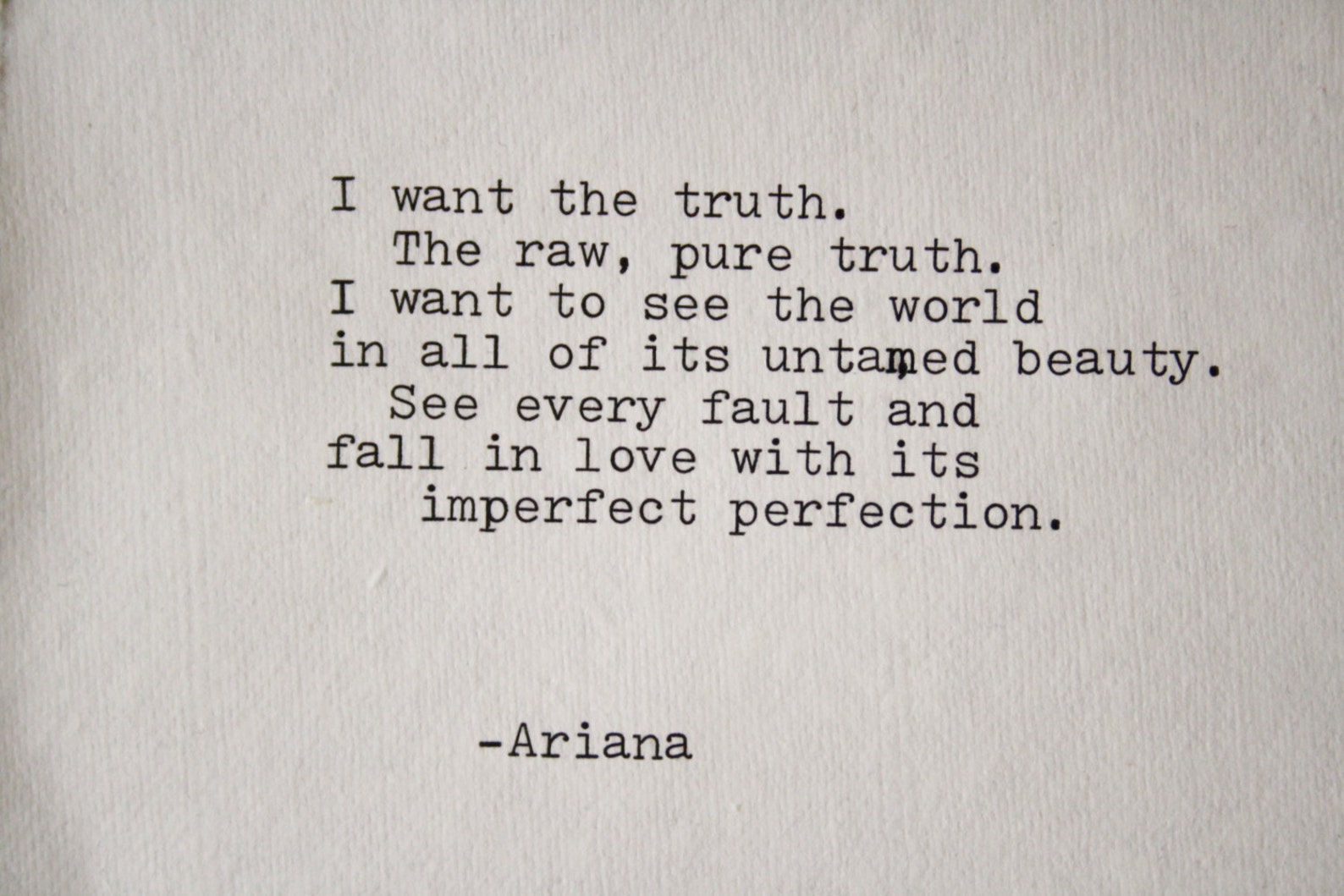 Poem Poetry Wall Art Note Typography Typographic Art Wall Decor Home ...