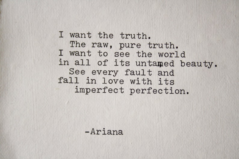 Poem Poetry Wall Art Note Typography Typographic Art Wall Decor Home ...