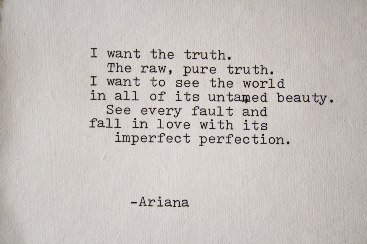 Poem Poetry Wall Art Note Typography Typographic Art Wall Decor Home ...