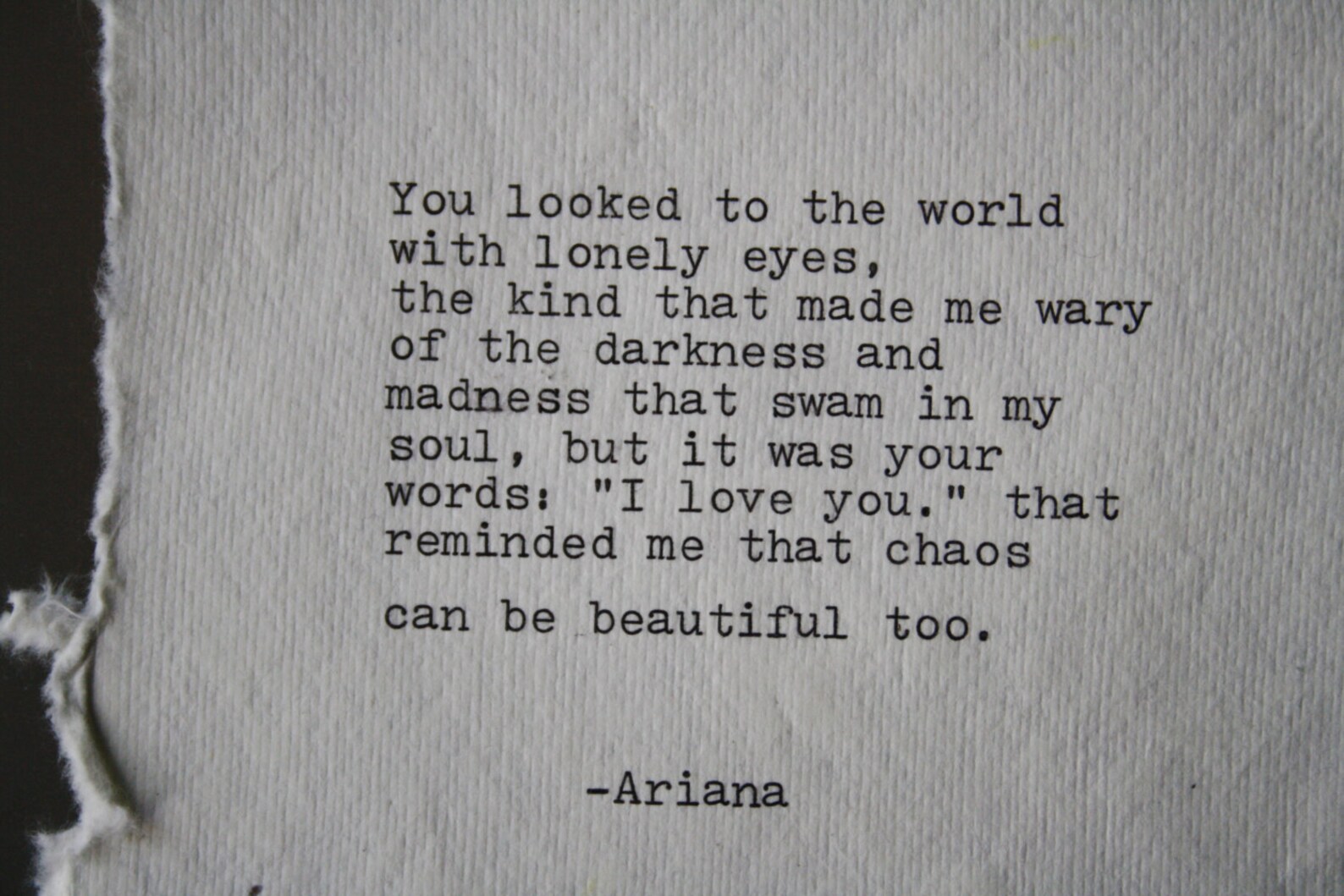 Love Poetry Original Poem Wall Art Typography Home Decor Typographic ...