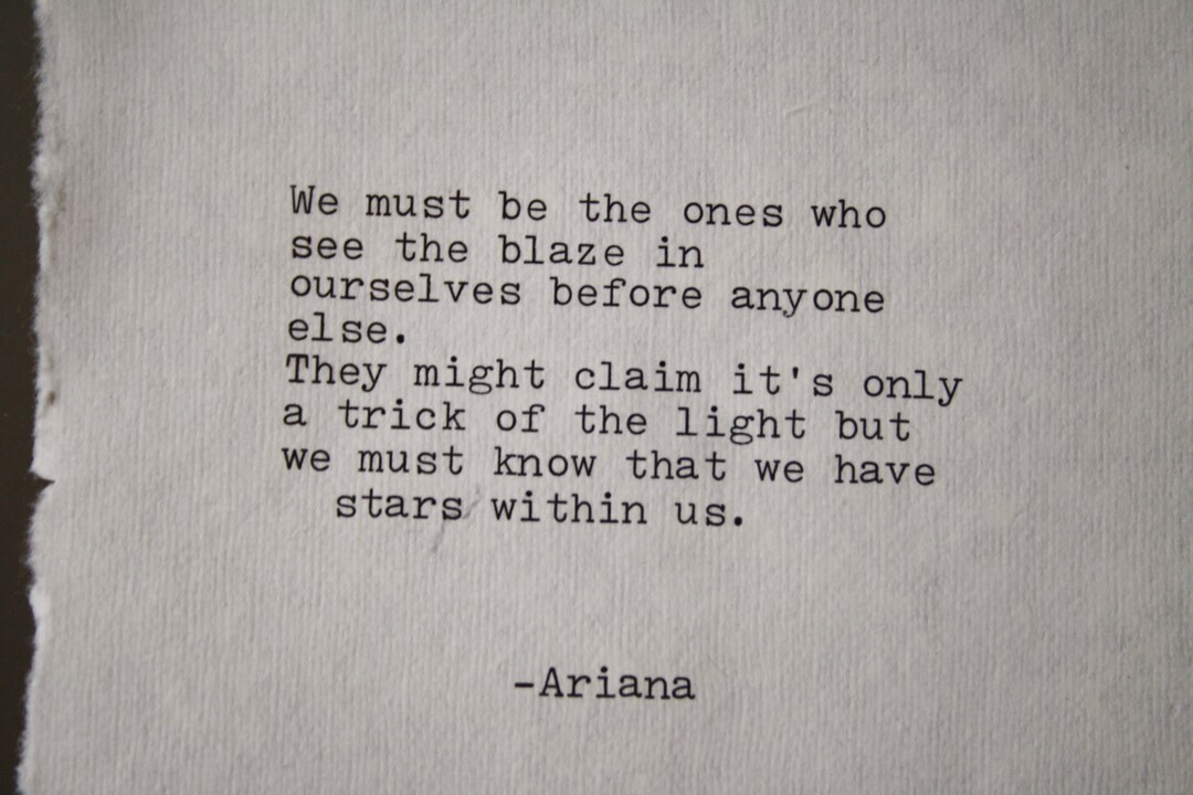 Original Poetry Love Poem Typography Typographic Art Print Wall Decor ...