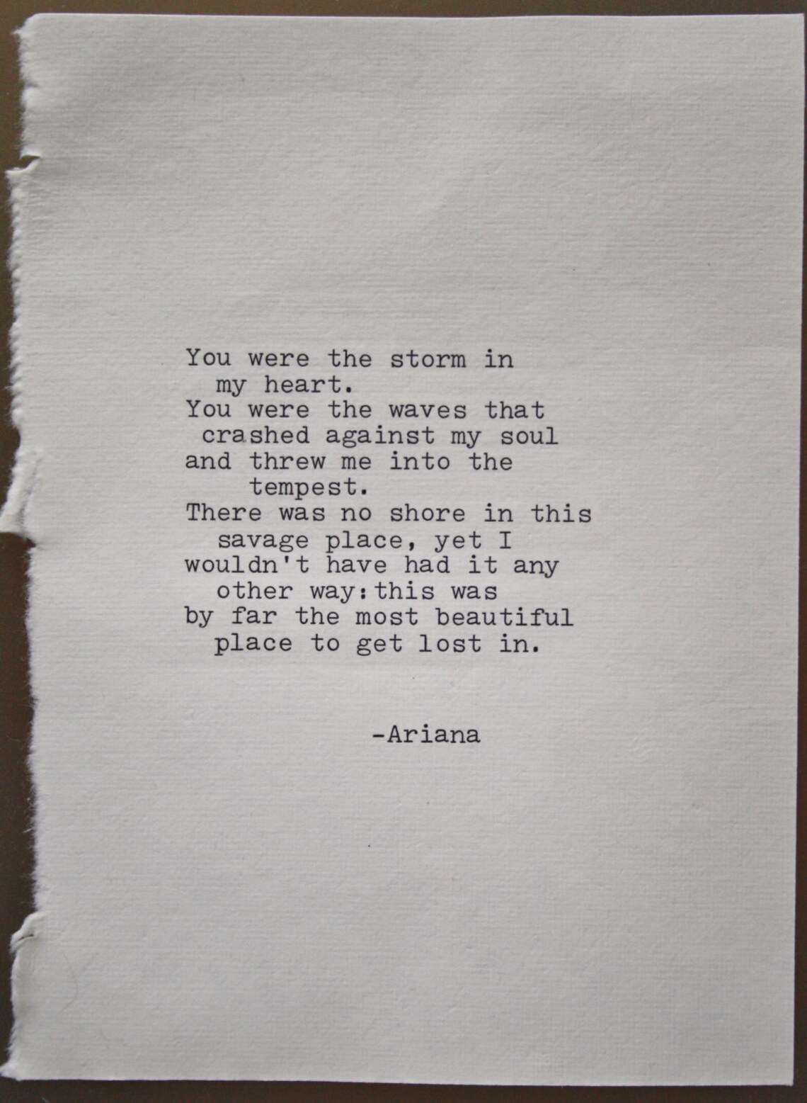 Love Poetry Original Poem Love Note Love Letter Romantic Typography Art ...