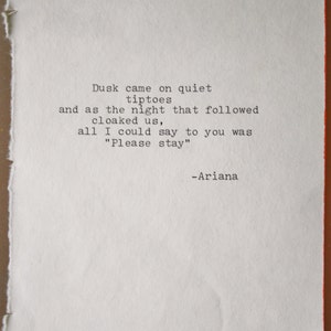 Love Poem Original Poetry Love Letter Typography Wedding Vows Love Note ...