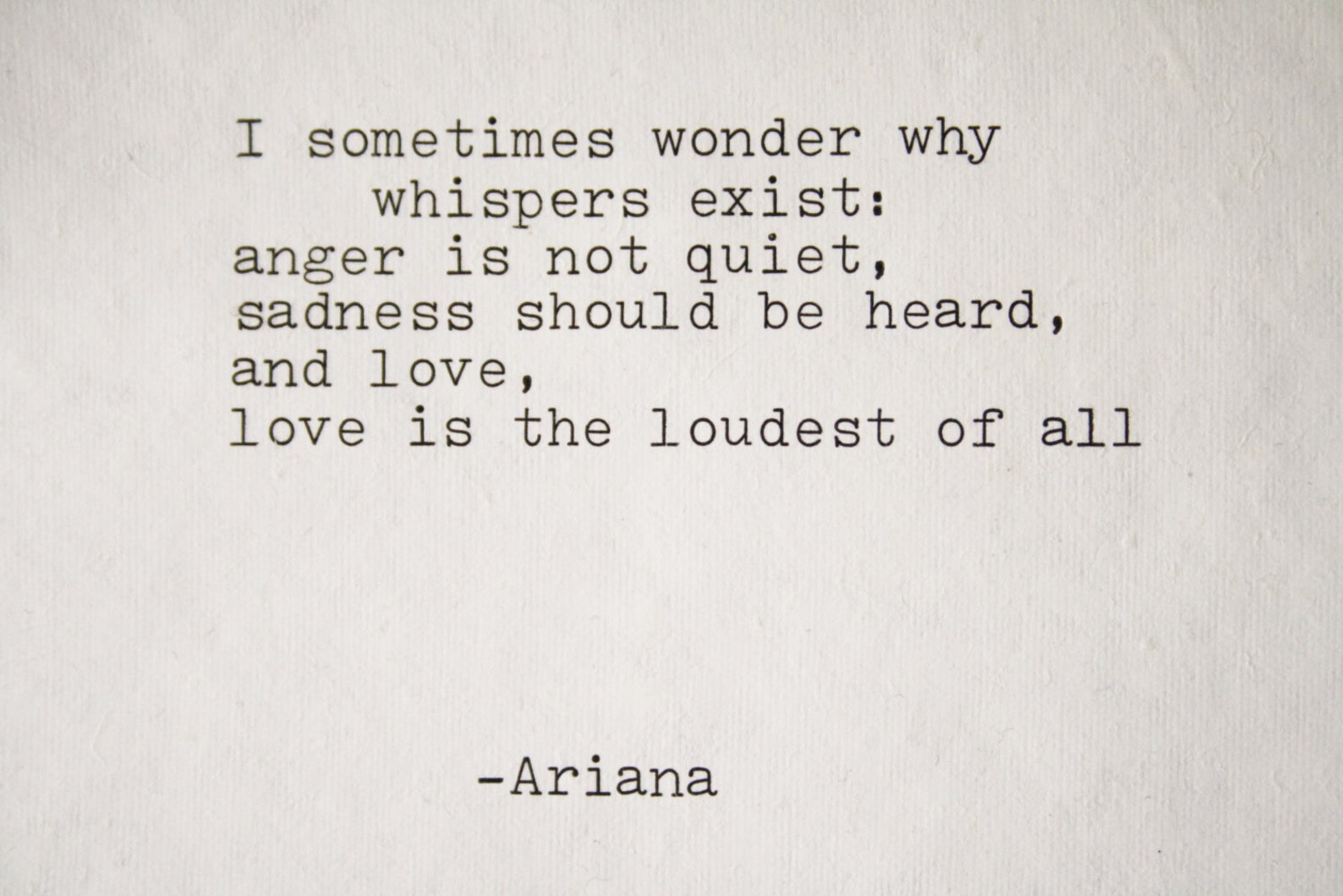 Poem Love Poetry Original Poetry Typographic Art Typography Home Decor ...