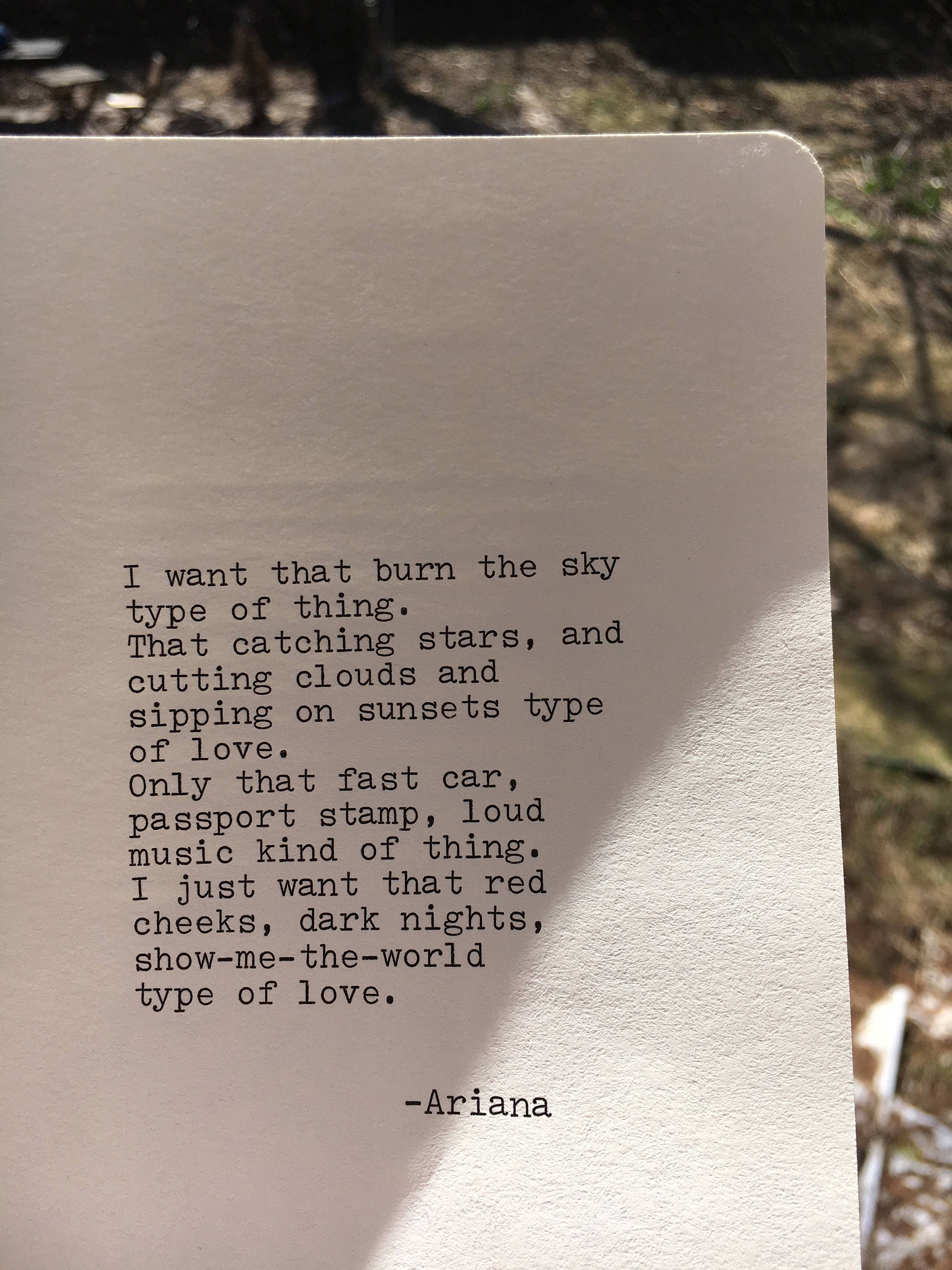 Cutting Poems Quotes