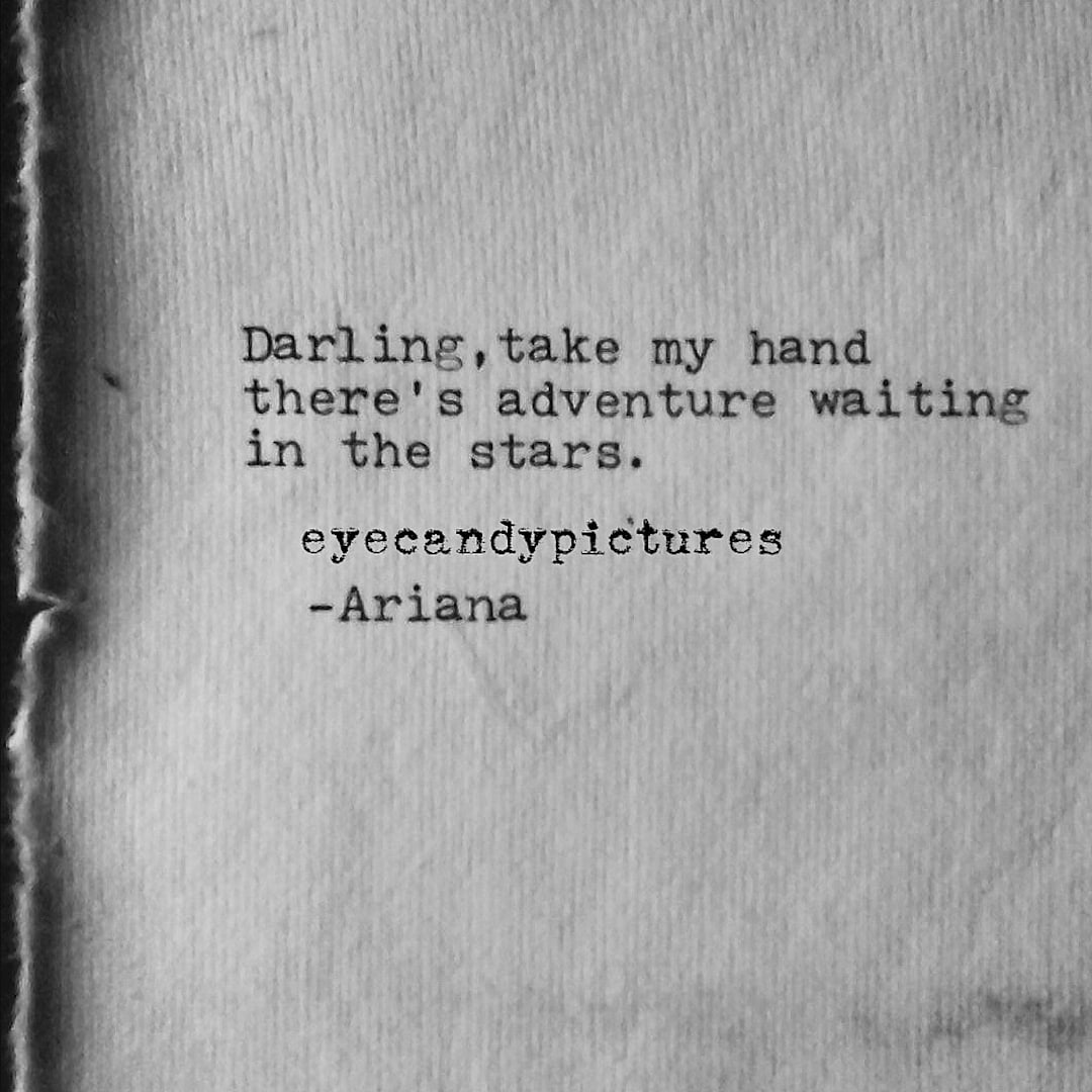 Poetry Original Poem Love Letter Typewritten Poem Typography ...