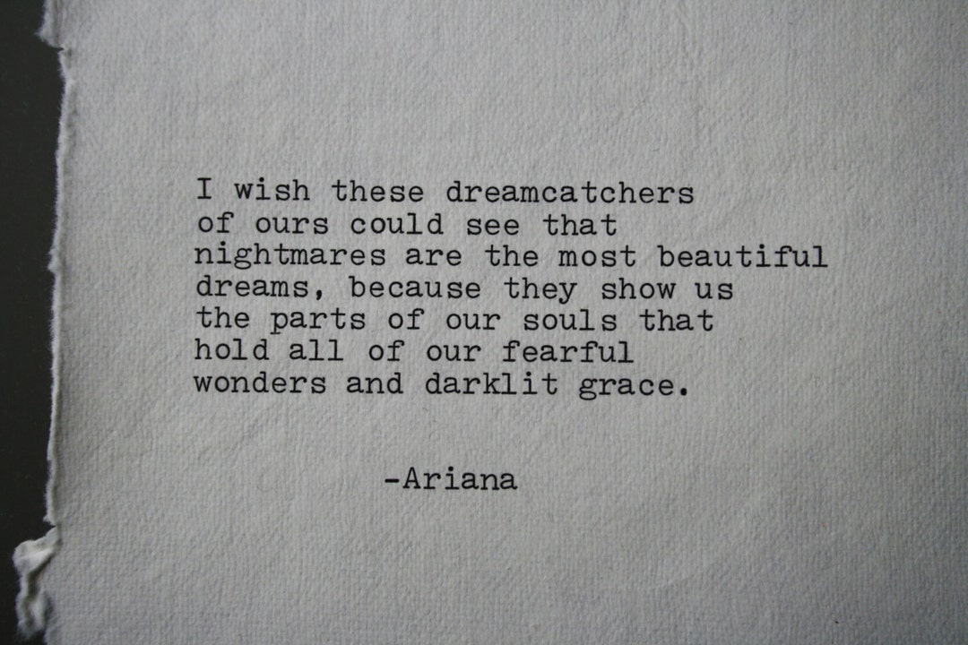 Poetry Original Poem Typography Wall Art Home Decor Typographic Print ...