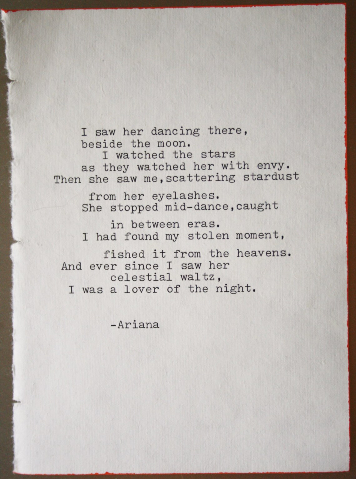 Love Poem Original Poetry Love Letter Typography Typographic Love Print ...