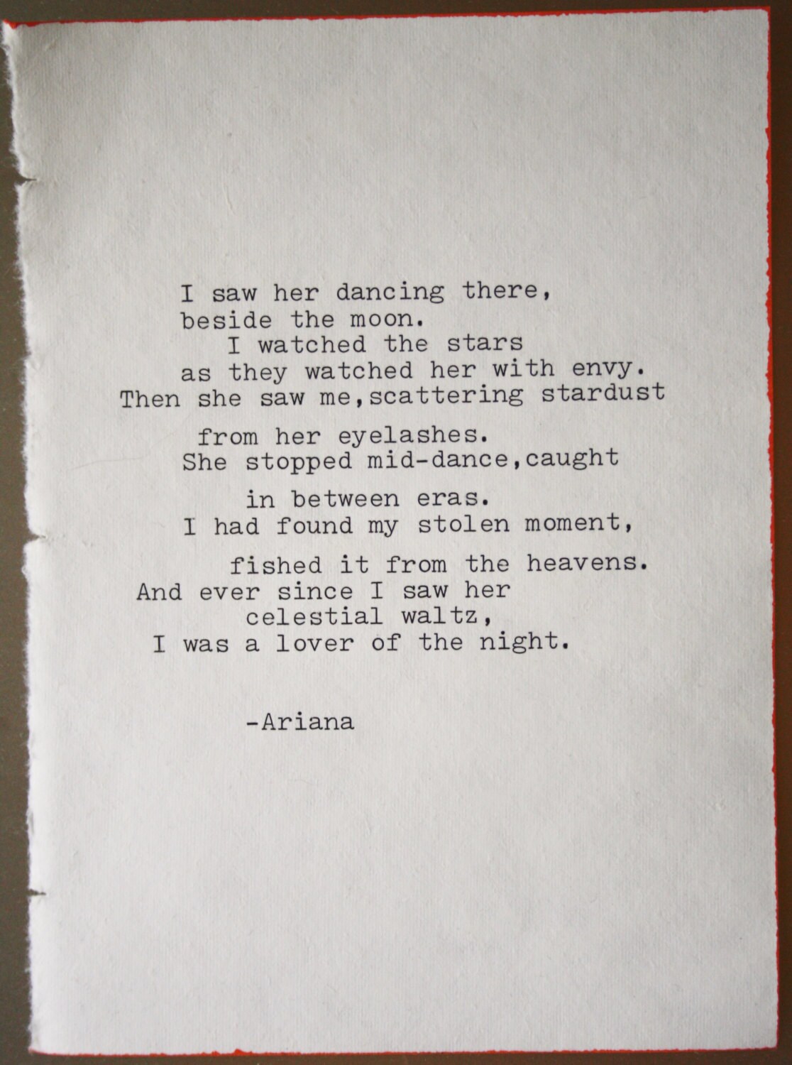 Love Poem Original Poetry Love Letter Typography Typographic Love Print ...