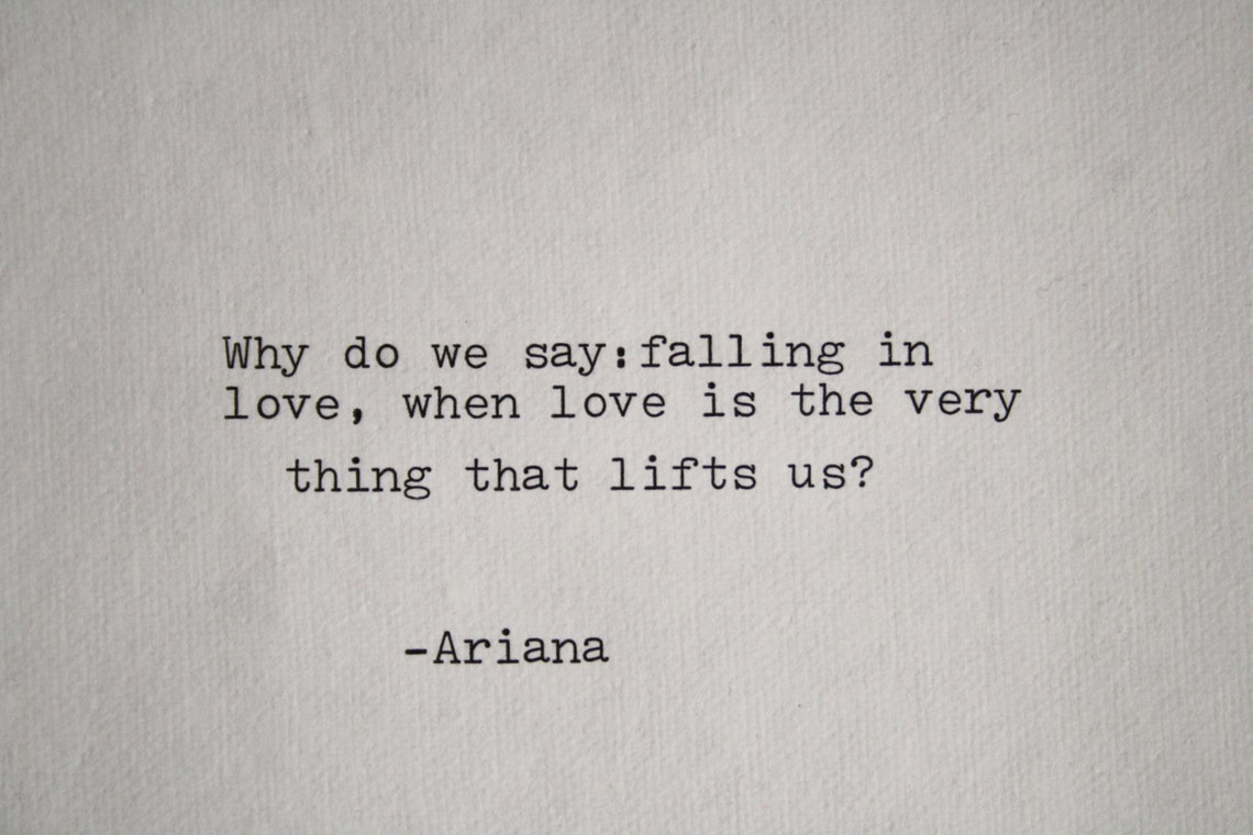 Original Poetry Love Poem Typography Typographic Art Print Wall Art ...