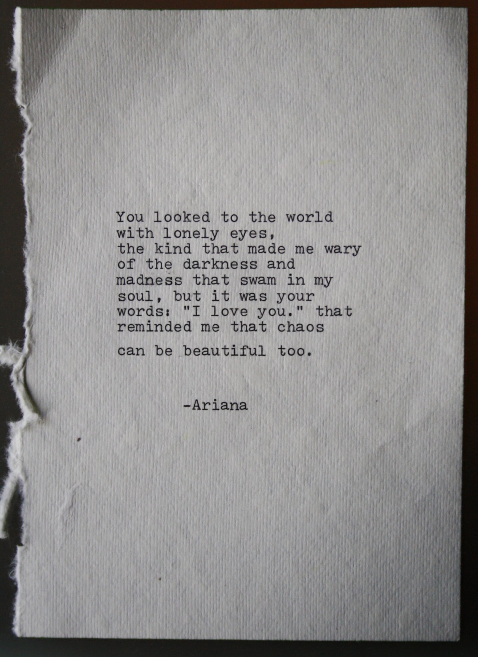 Love Poetry Original Poem Wall Art Typography Home Decor Typographic ...