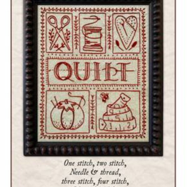 Redwork Pattern - Etsy