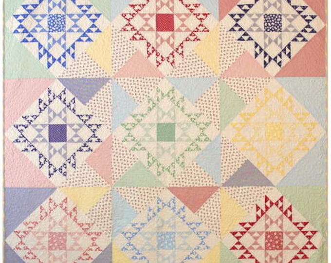 American Jane Pattern - Pretty Sweet - Star Blocks - Twin Sized - Etsy