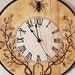 Honey Bee Clock // Limited Edition // Pyrography Art // Large - Etsy