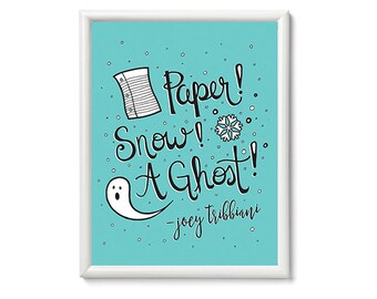 Paper Snow a Ghost - Etsy