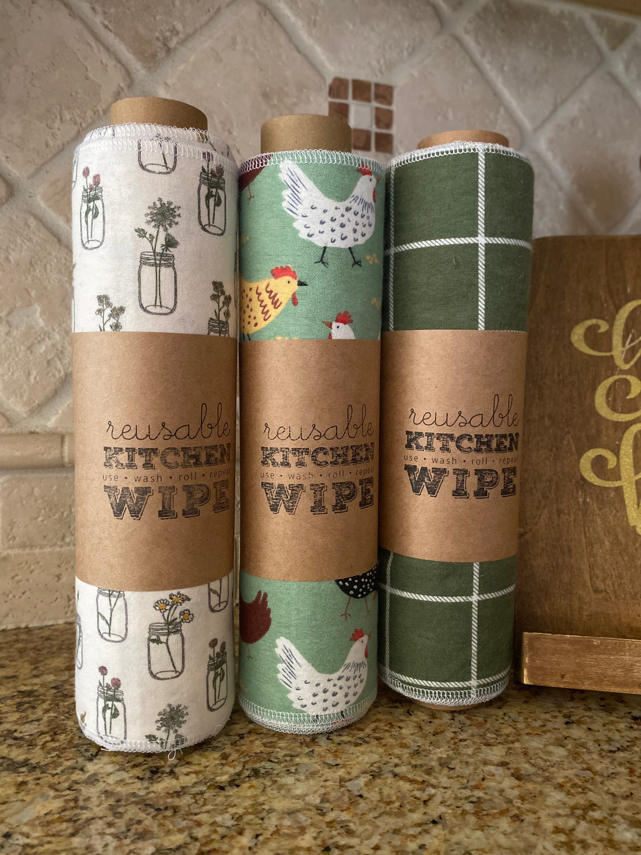 Reusable Kitchen Wipe - Etsy Canada