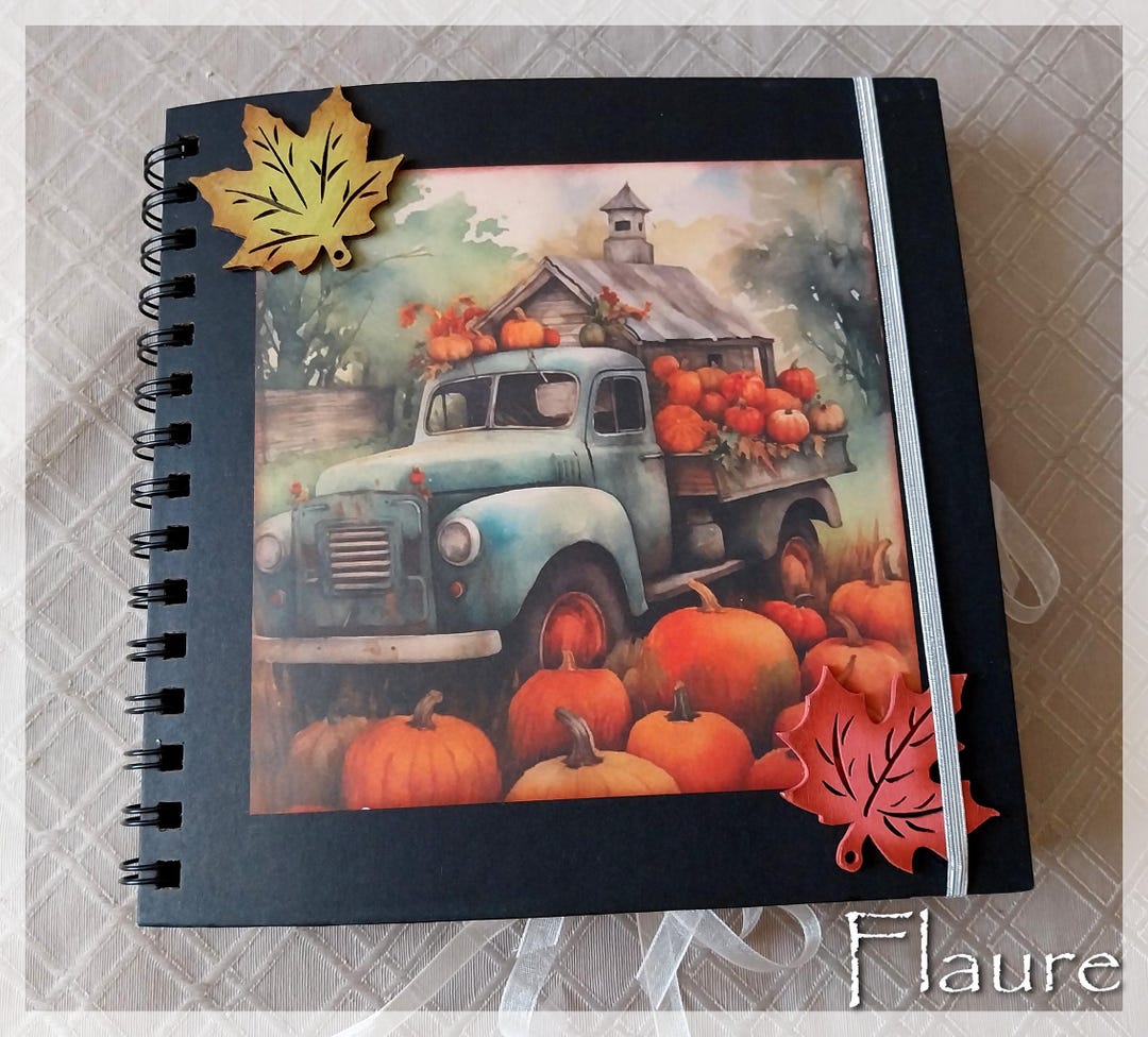 Scrapbook Recipe Album "autumn Winter Recipes", Recipes, Cooking Album ...