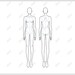 Basic Womens Croqui and Template (design Flat)-editable in Adobe ...