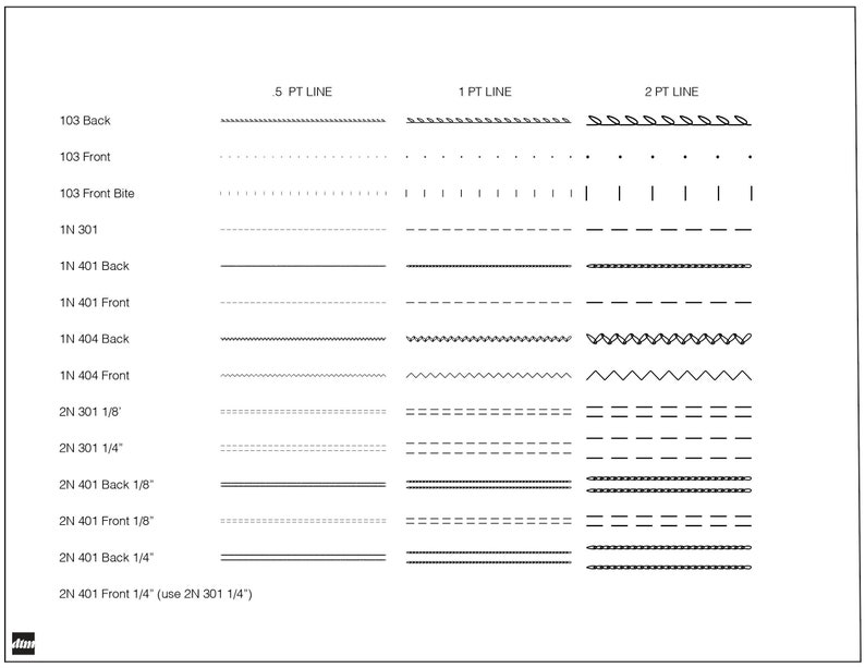Vector Stitch Brush Library for Adobe Illustrator - Etsy