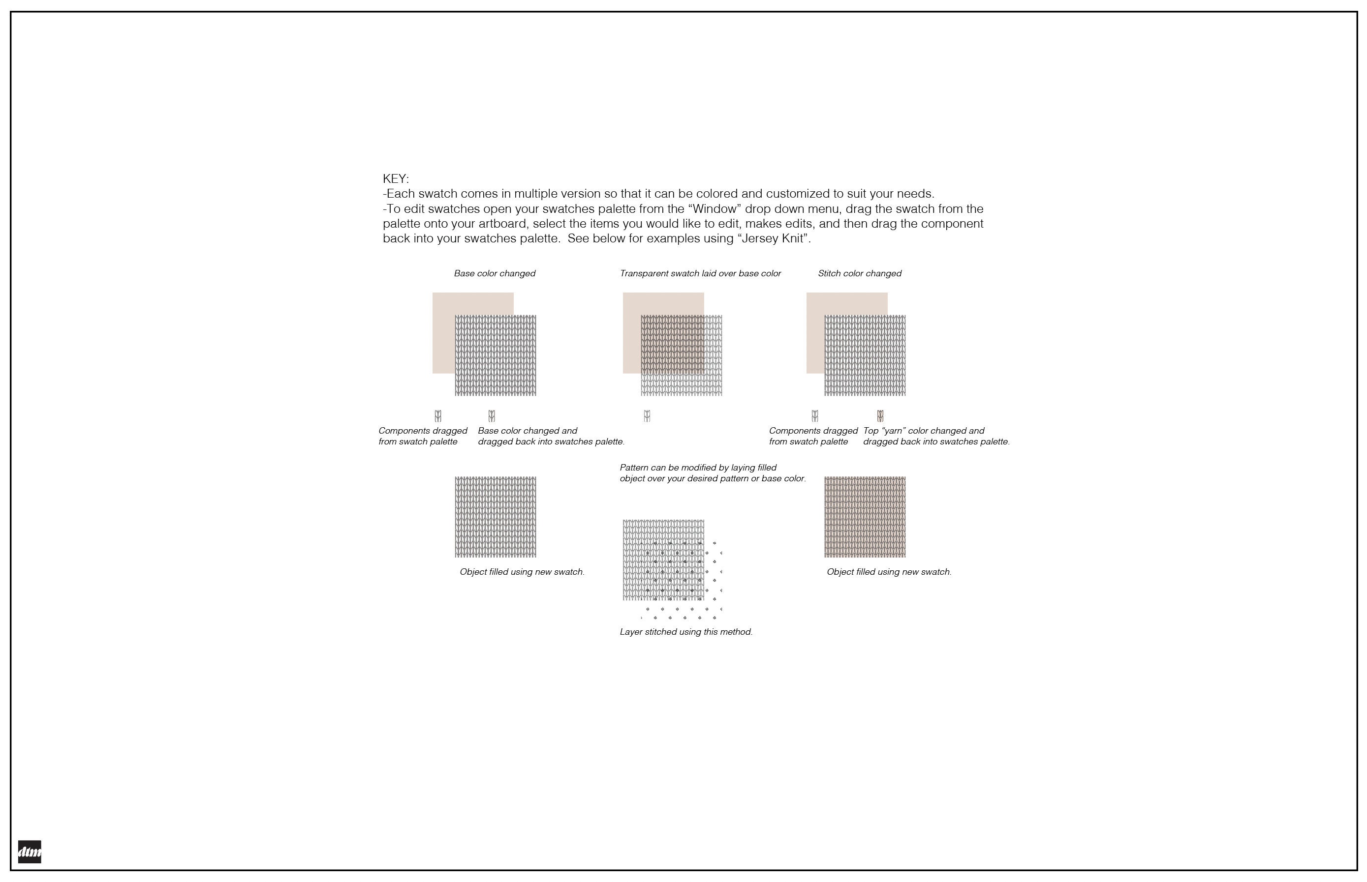 Advanced Knit Sweater Swatch Library for Adobe Illustrator (50 Pack) - Etsy