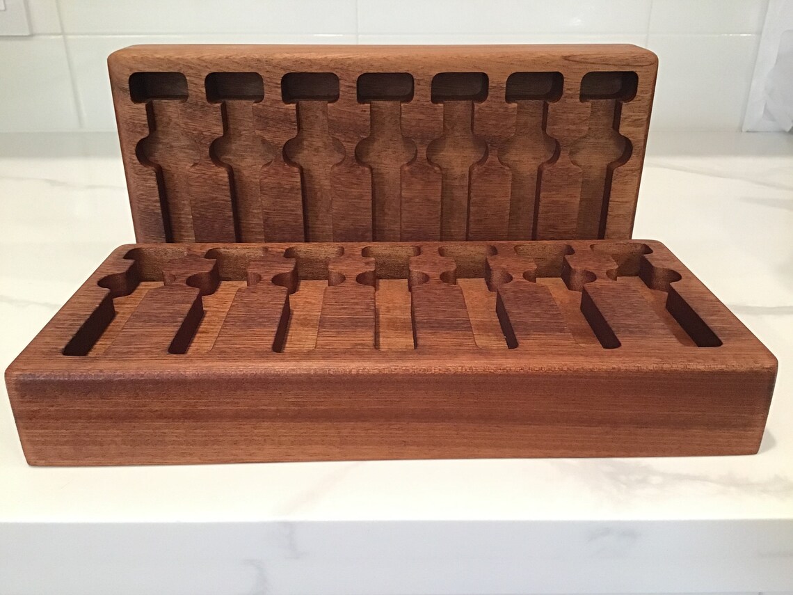Brick Safety Razor Display African Hardwood - Etsy