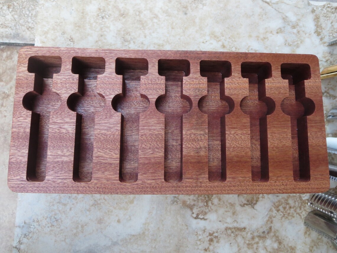 Brick Safety Razor Display African Hardwood - Etsy