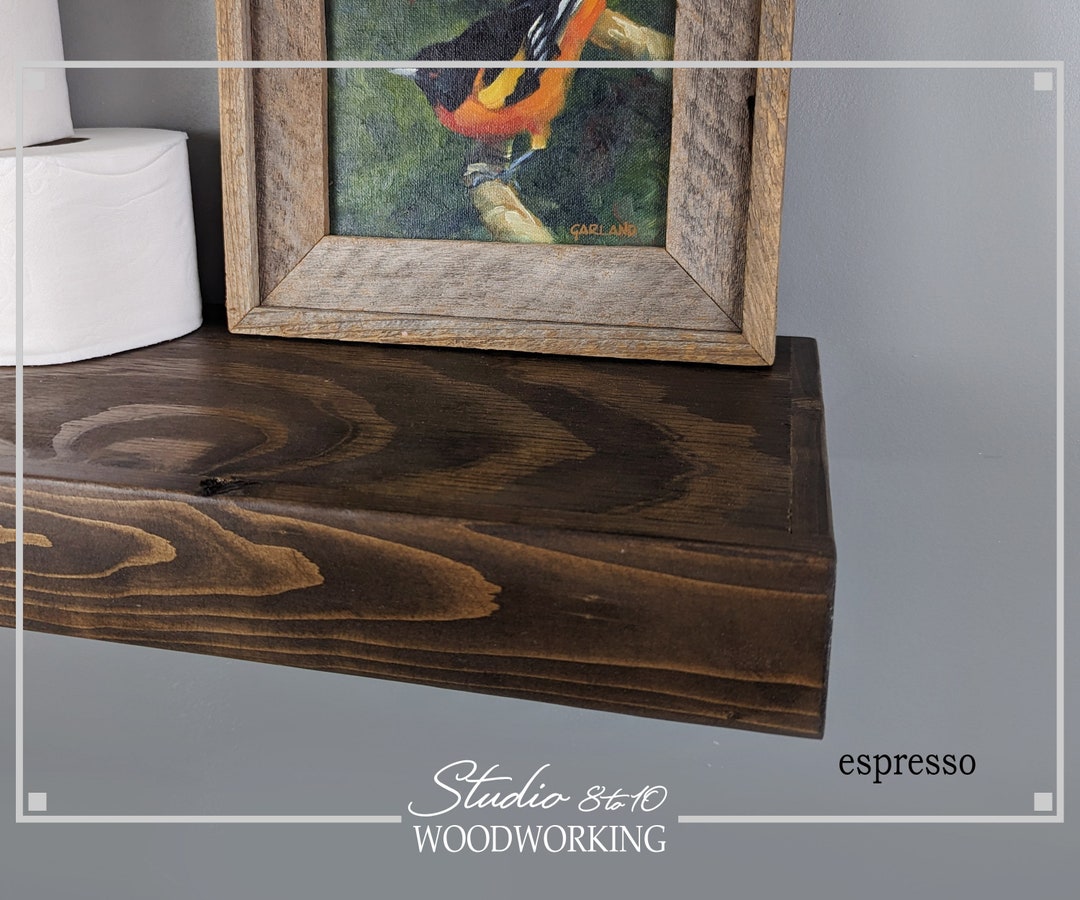 Rustic Floating Shelves, Custom Made to Order - Etsy