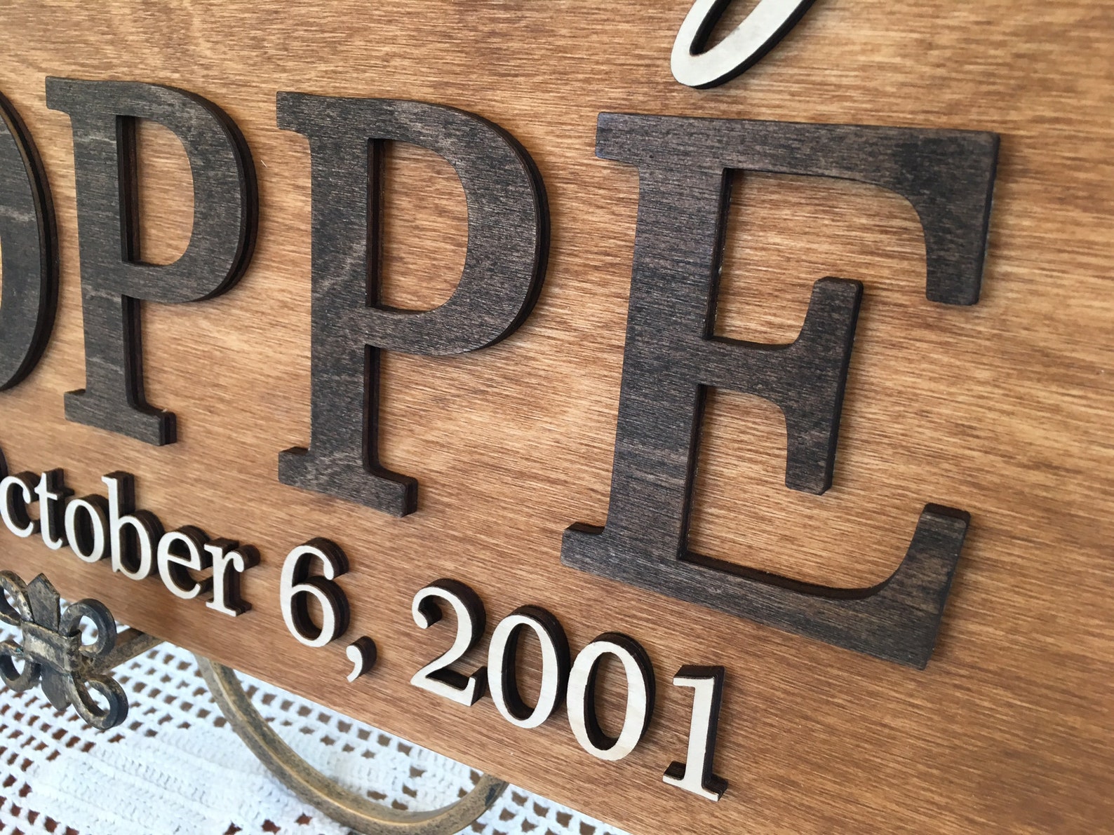 Personalized Family Name Sign Custom Family Sign Wedding - Etsy