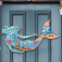 Custom Wall Sign, Wall Decor, Mermaid Sign, Mermaid,ocean, Name Sign ...