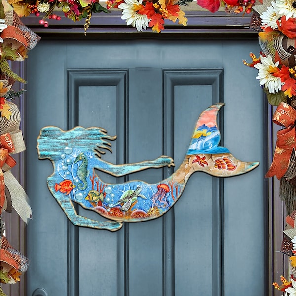 Mermaid Wall Hanging - Etsy