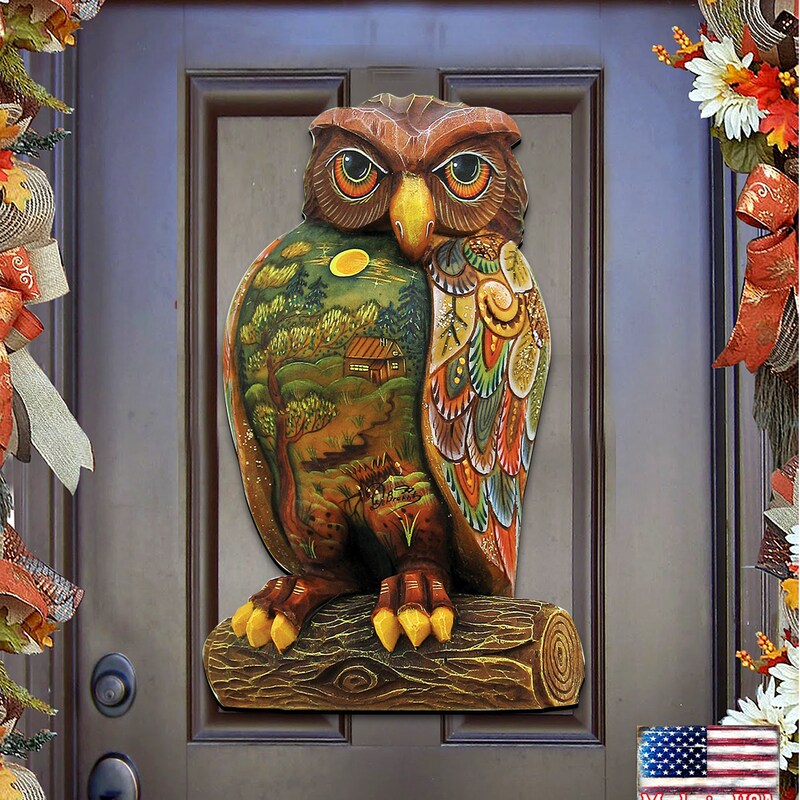 Owl Door Hanger - Etsy